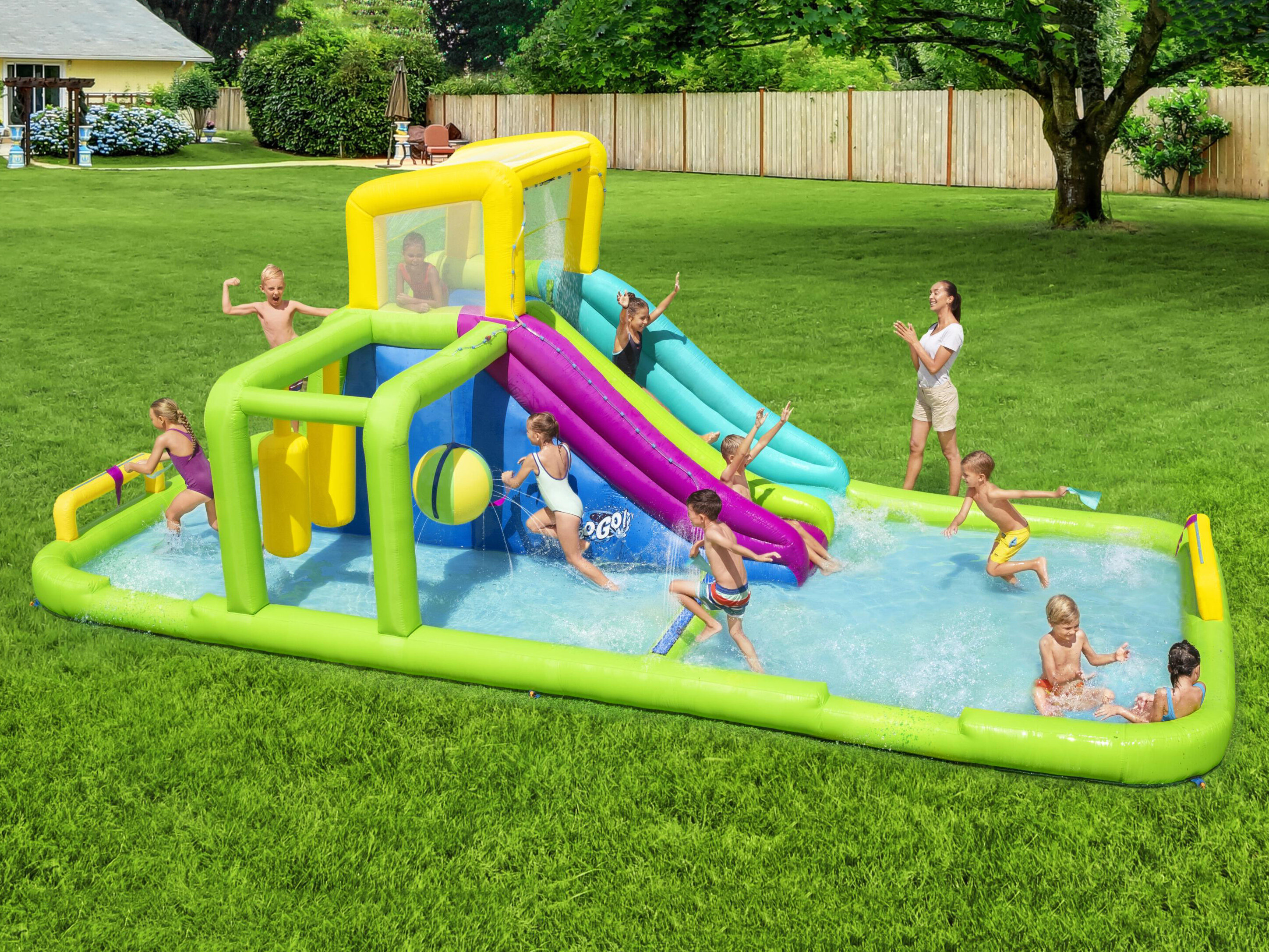 Bestway H2OGO! Splash Course oppblåsbar vannpark | CoolStuff.no